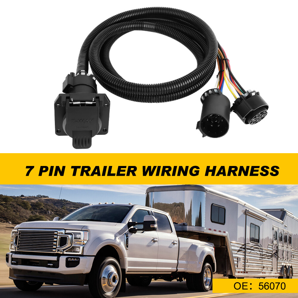 7 Way Plug Weatherproof Trailer Trailer Wiring 7 Harness Pin Connector ...