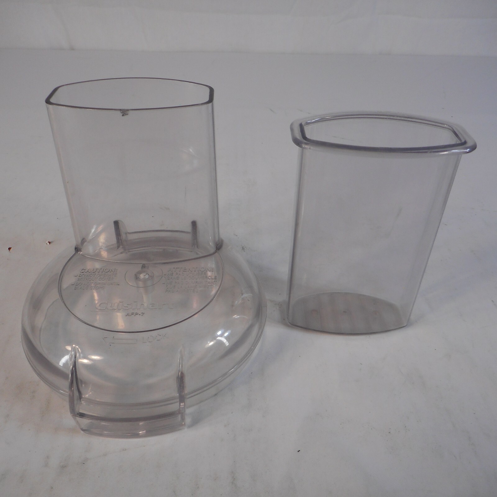 Cuisinart AFP-7 Smart Power Duet Food Processor Chopper Lid & Pusher ...