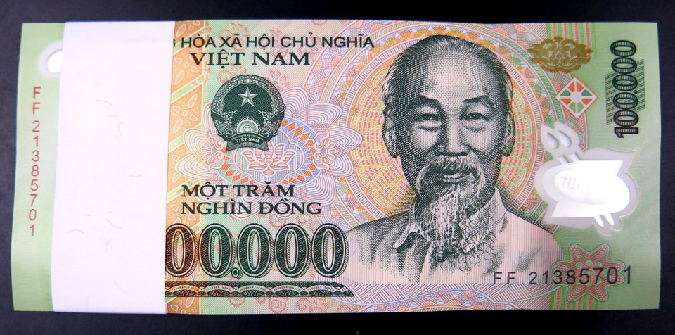 Vietnam 10 Million Dong = 100 notes x 100,000 Dong Uncirculated notes ...