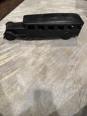Vintage Pressed Steel 1920s Cor Cor Toys Passenger Bus 24" Antique Toy ...