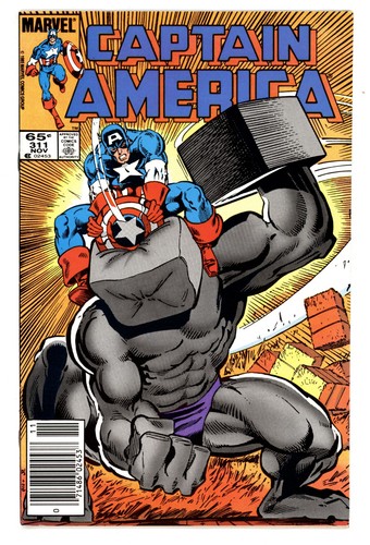 Captain America (1st Series) #311 VF+ 8.5 1985 Newsstand Paul Neary ...