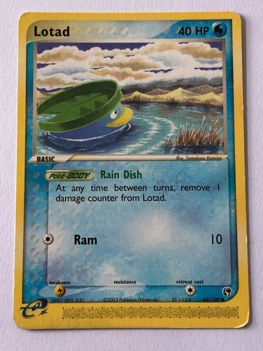 Pokemon Card - Lotad - No Holo - 66/100 - English | eBay Australia