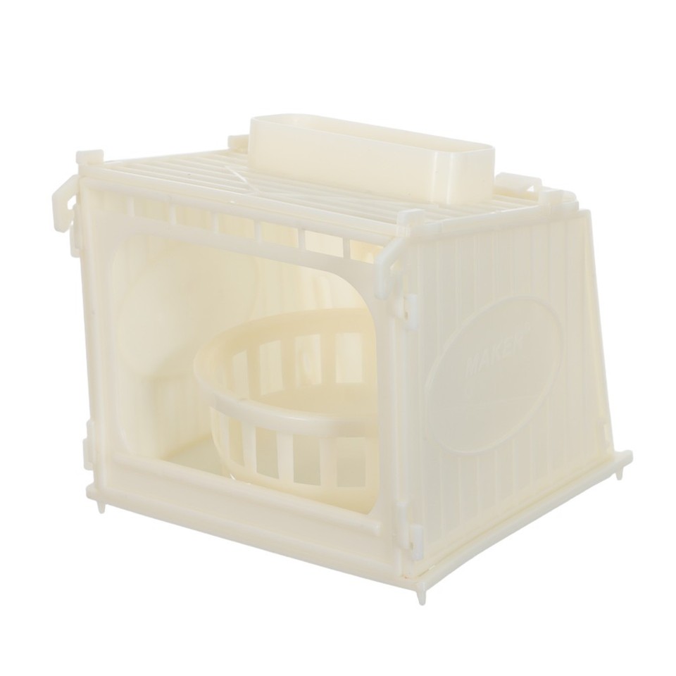 Finch Plastic Nest Box - Bird Breeding House for Cage - Transparent ...