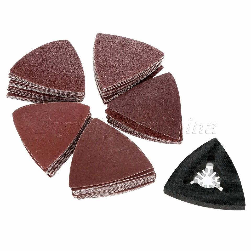 Oscillating Power Multi Tool 100 pcs Sanding Paper with Triangular ...