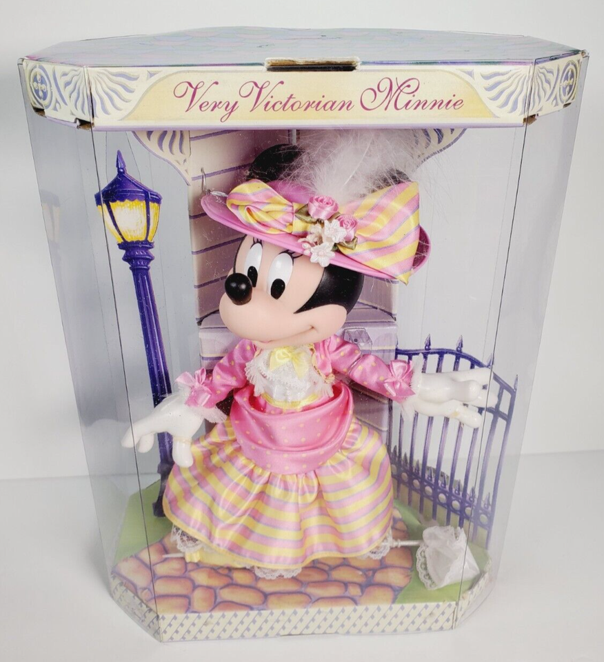 NEW 2000 Disney Collector Very Victorian Vintage Minnie Mouse Doll ...