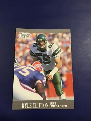 1991 Fleer Ultra # 101 KYLE CLIFTON New York Jets Great Card ! | eBay
