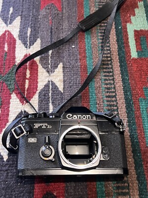 Meter works! Canon FTb QL Black SLR 35mm Film Camera Body From Japan | eBay