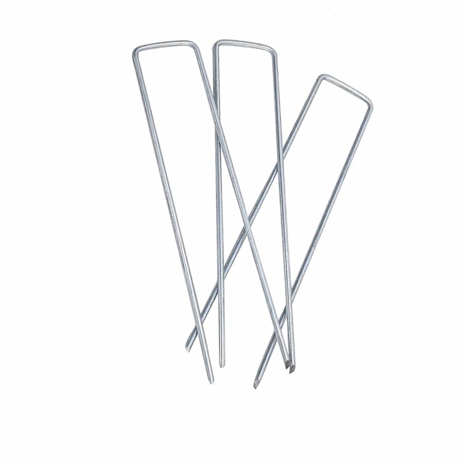 2000 Pack 6" 11 Gauge Galvanized Staples – Landscape Pins for Heavy ...