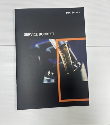 Mini Service History Book Blank For All Makes And Models Up To 2025 ...