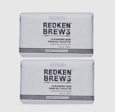 2 Set of Redken Brews Men's Cleanse Bar Soap 5.3 oz. 884486341303| eBay