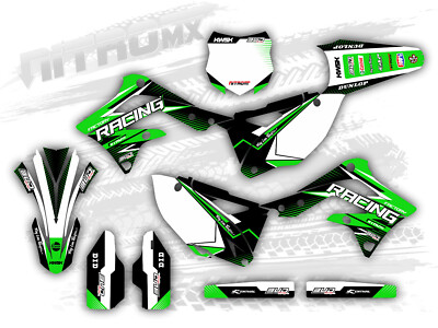 Graphics Kit fits Kawasaki KX 450F KXF 450 KX450F 2013 2014 2015 Decals ...