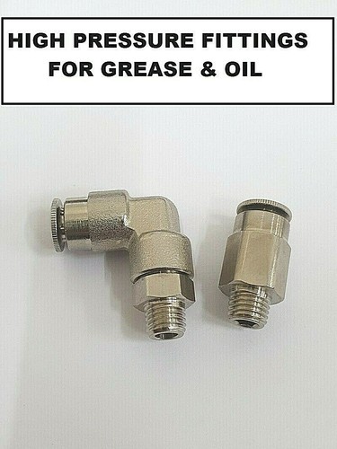 High Pressure Lubrication Fittings push fit,For Oil, Grease,Water & Air ...
