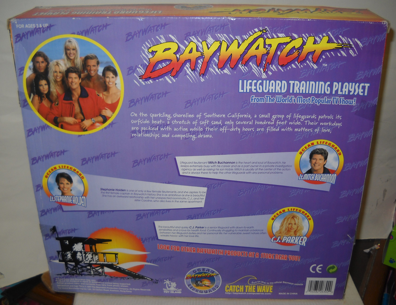 #8105 Toy Island Baywatch Lifeguard Training Set Pamela Anderson as CJ ...