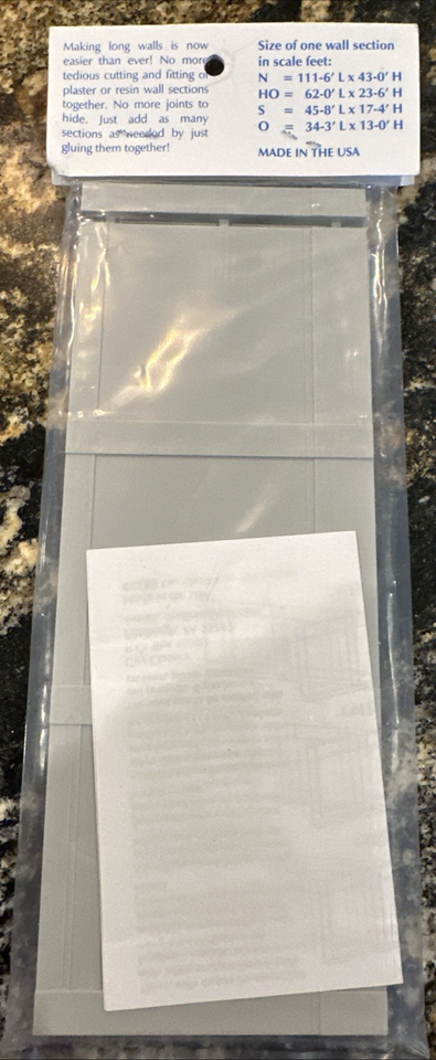 City Classics #601 Modular Concrete Retaining Walls (Multi-Scale) NIP ...