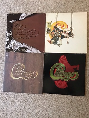 Lot Of 4 Chicago Vinyl LP Record Albums VG+/VG+ ii | eBay
