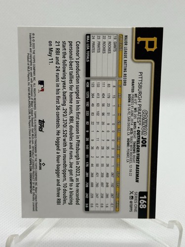 2025 Topps Series 1 Connor Joe San Diego Padres Spring Training Foil | eBay