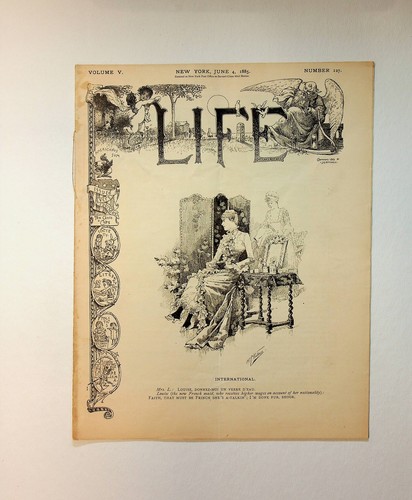 Life Magazine Jun 4 1885 VG+ 4.5 | eBay