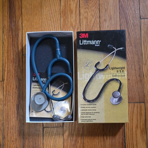 3M 2450 Littmann Lightweight II S.E. Stethoscope, 28" Black Tube ...