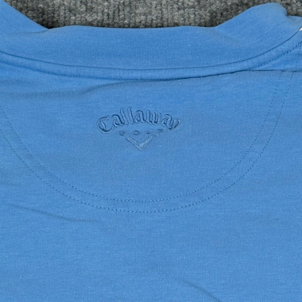 Callaway Golf Sport V Neck Pullover Sweatshirt Blue XXL Embroidered ...