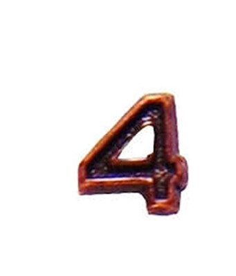 US Army Number "4" 3/16" Bronze Ribbon Device | eBay