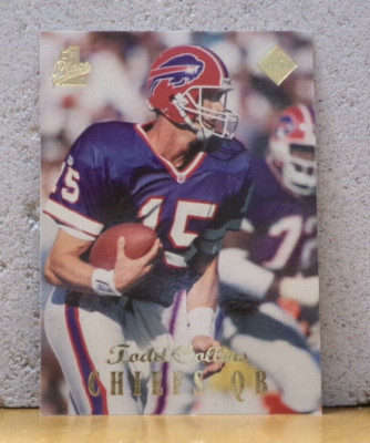 AUCTION - 549 FOOTBALL CARD 1ST PLACE EDGE BILLS / CHIEFS QB TODD ...