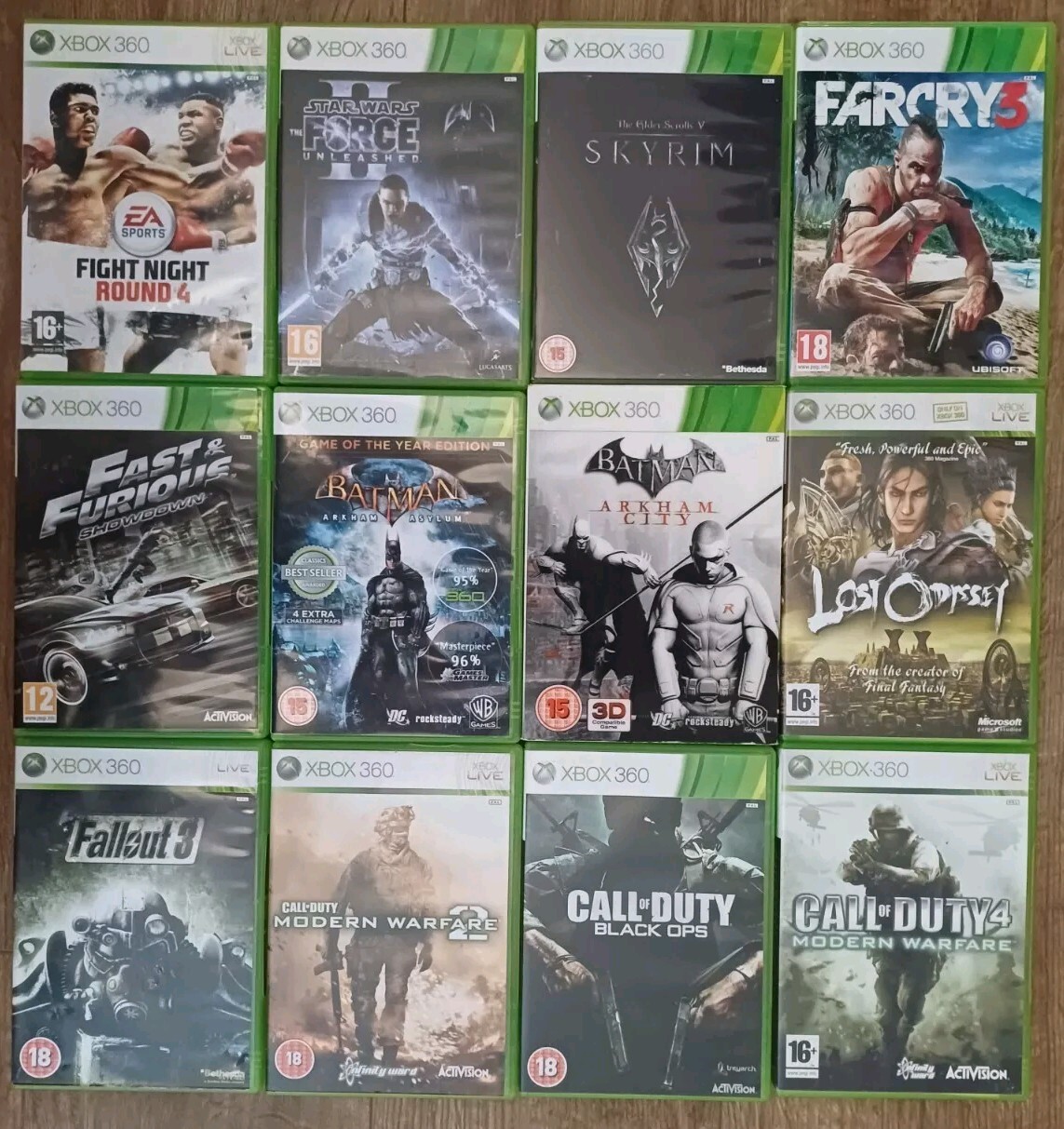 Xbox 360 Games Bundle (12 Games) | eBay