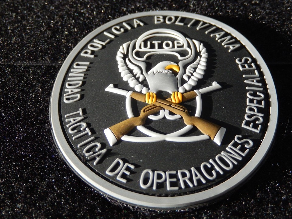 BOLIVIA - UTOP - POLICE Operations & Tactics Unit Bolivian PVC RUBBER patch | eBay
