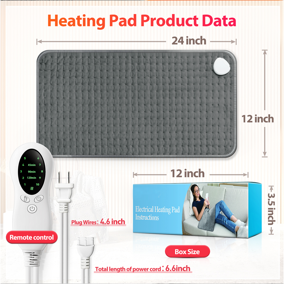 Extra Large 12 " x 24" Heating Pad 10 Temperature Controllers Machine ...