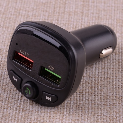 Bluetooth Auto KFZ FM Transmitter Radio Adapter mit Dual USB Ladegerät ...