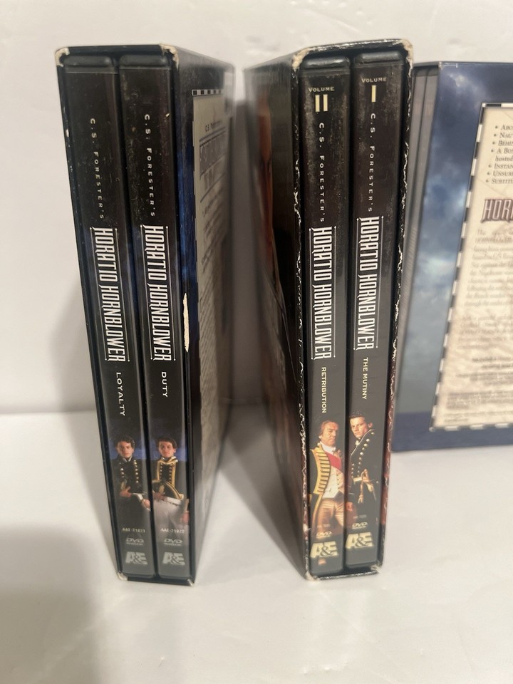 Set 3 Of Horatio Hornblower The New Adventures & Cont Series 8 Disc Set ...