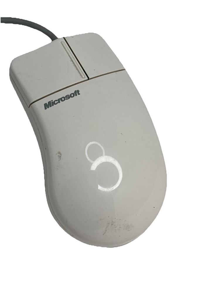 Microsoft Parallel Mouse Port Compatible roller ball 2.0 58264 C3KAZB1 ...