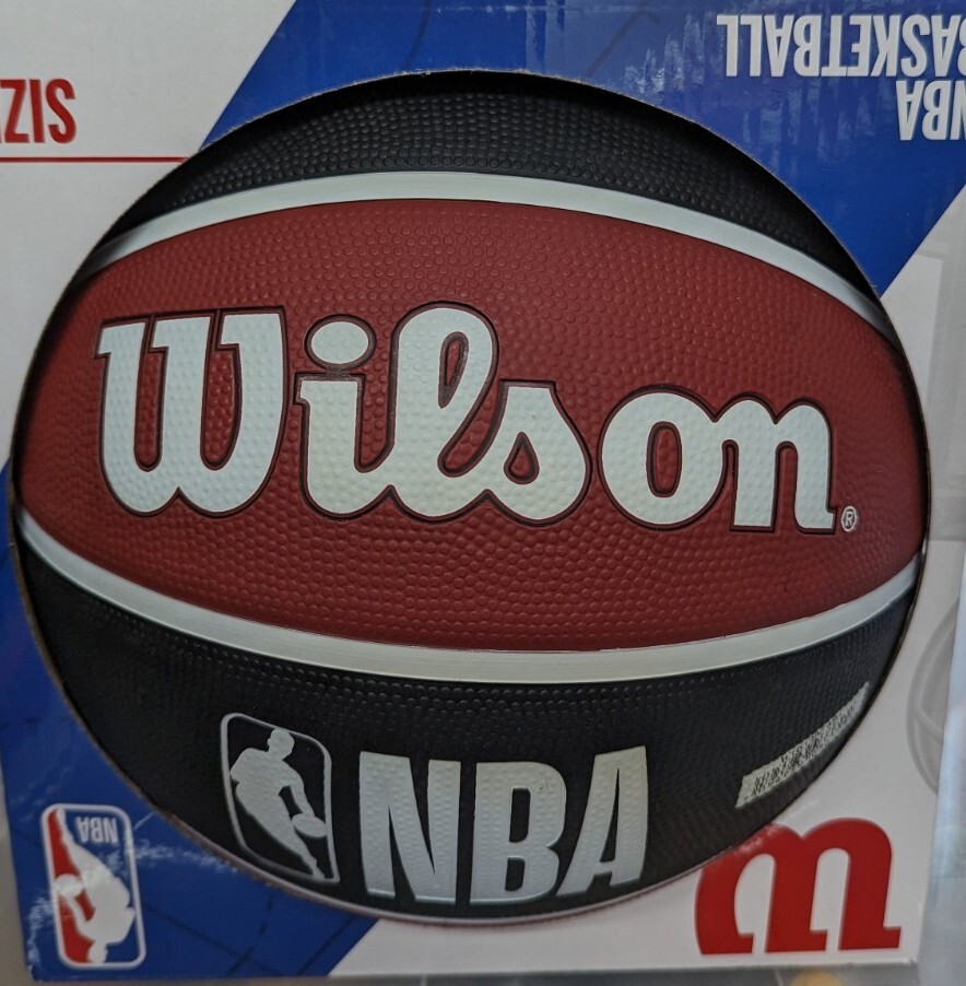 Miami Heat Wilson NBA Basketball Ball Size Adults No7 Outdoor NBA ...