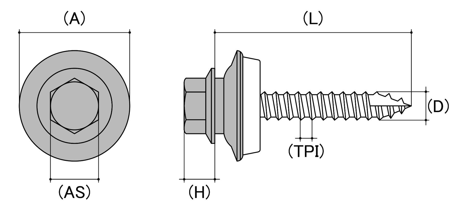 Pack of 20 Deep Ocean 14g x 50mm Cyclone Screw Multiseal Hex Timber T17 ...