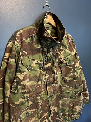 Vintage British Military DPM Field Jacket Camoflauge Size L/XL | eBay