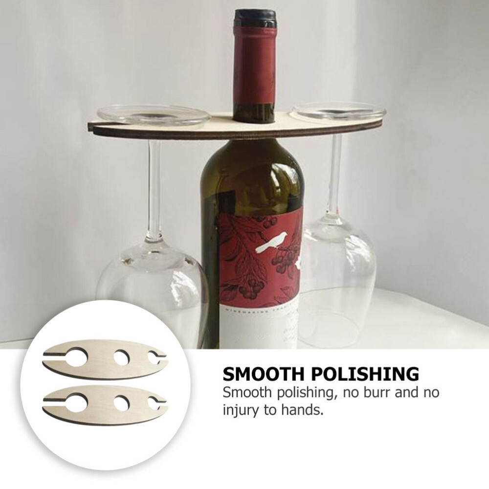 Oktoberfest 3pcs Wine Glass Hanger Rack Wine Cup Holder Wine Bottle ...