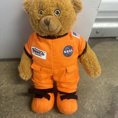 Jaag Plush Bear NASA Stuffed Animal Orange Suit 12 in | eBay