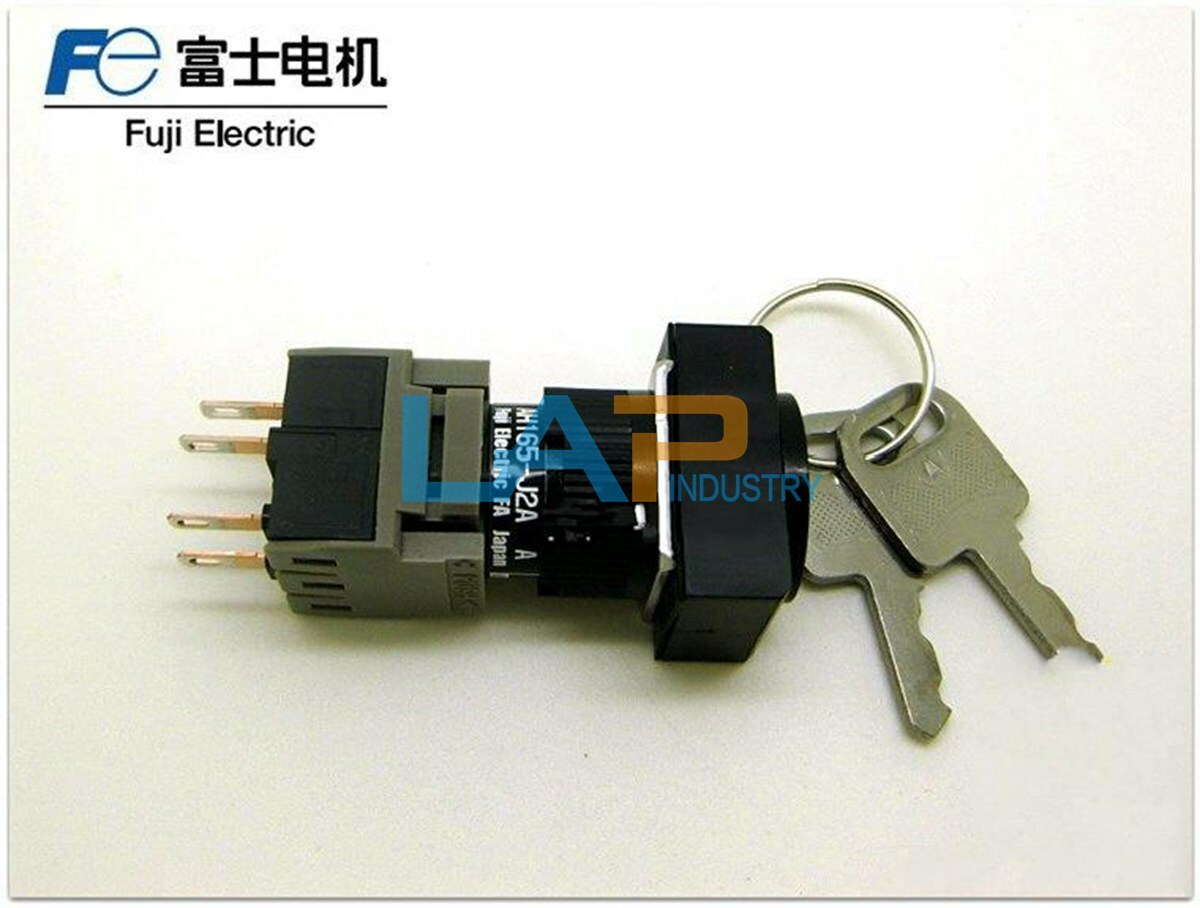 1PCS NEW FOR FUJI AH165-J2A11A 2-position key selector switch 1NO 1NC ...