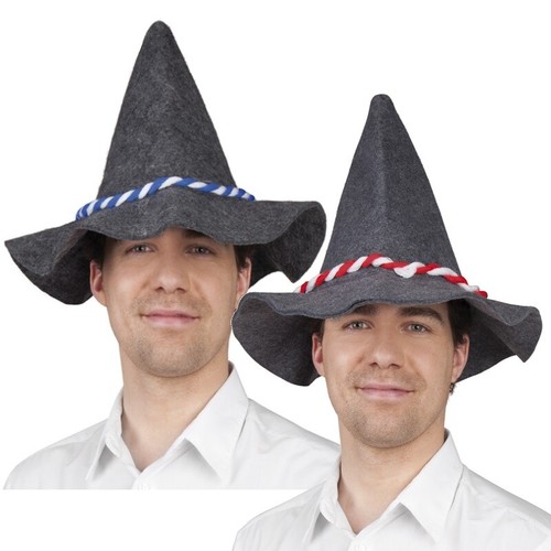 SEPPL HUT Filzhut Trachtenhut rot/weiße oder blau/weiße Kordel Seppel ...