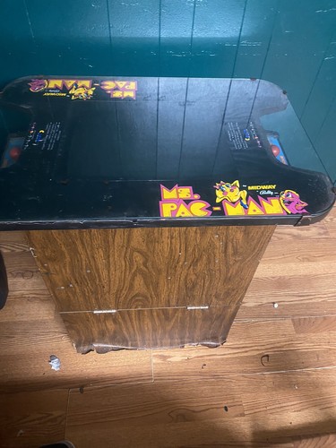 MS PAC-MAN ARCADE MACHINE COCKTAIL TABLE | eBay