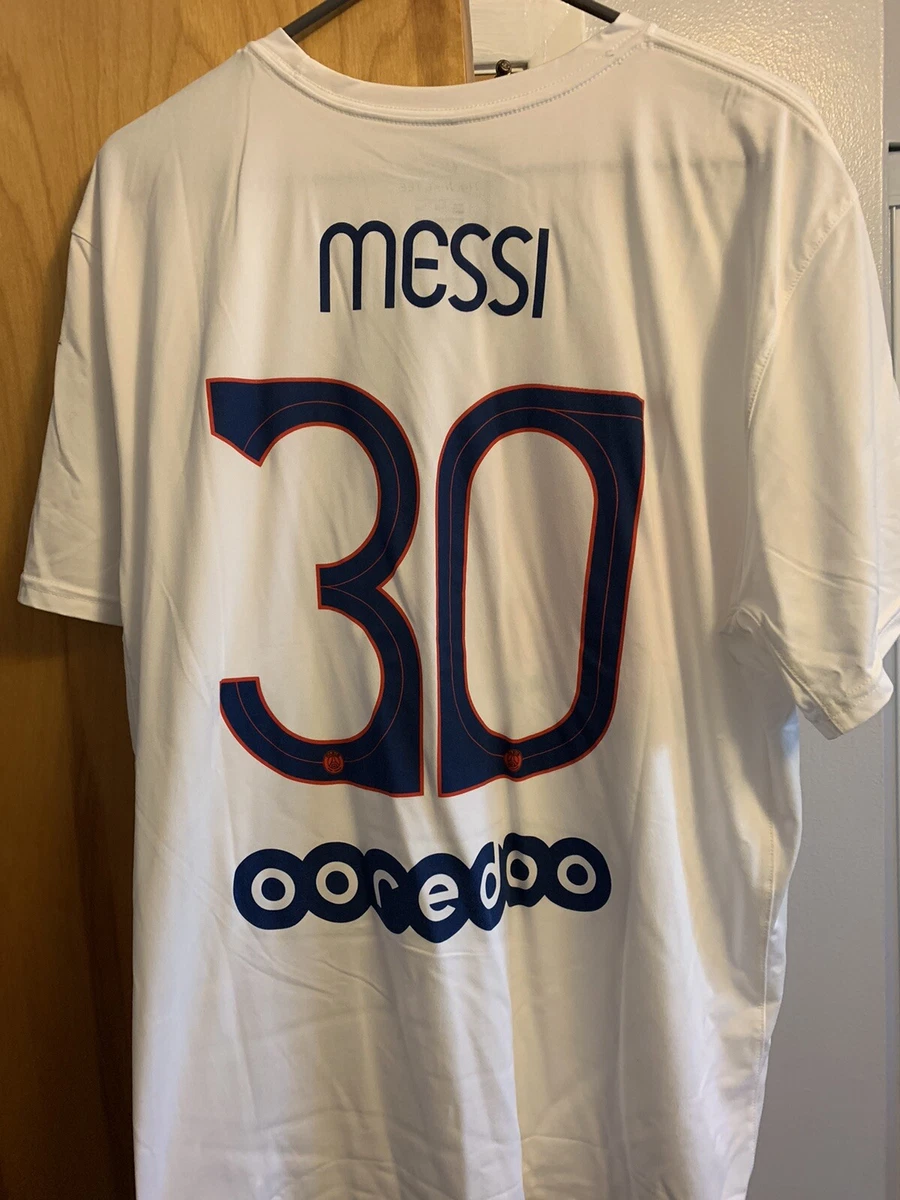 Messi Red Blue Portrait