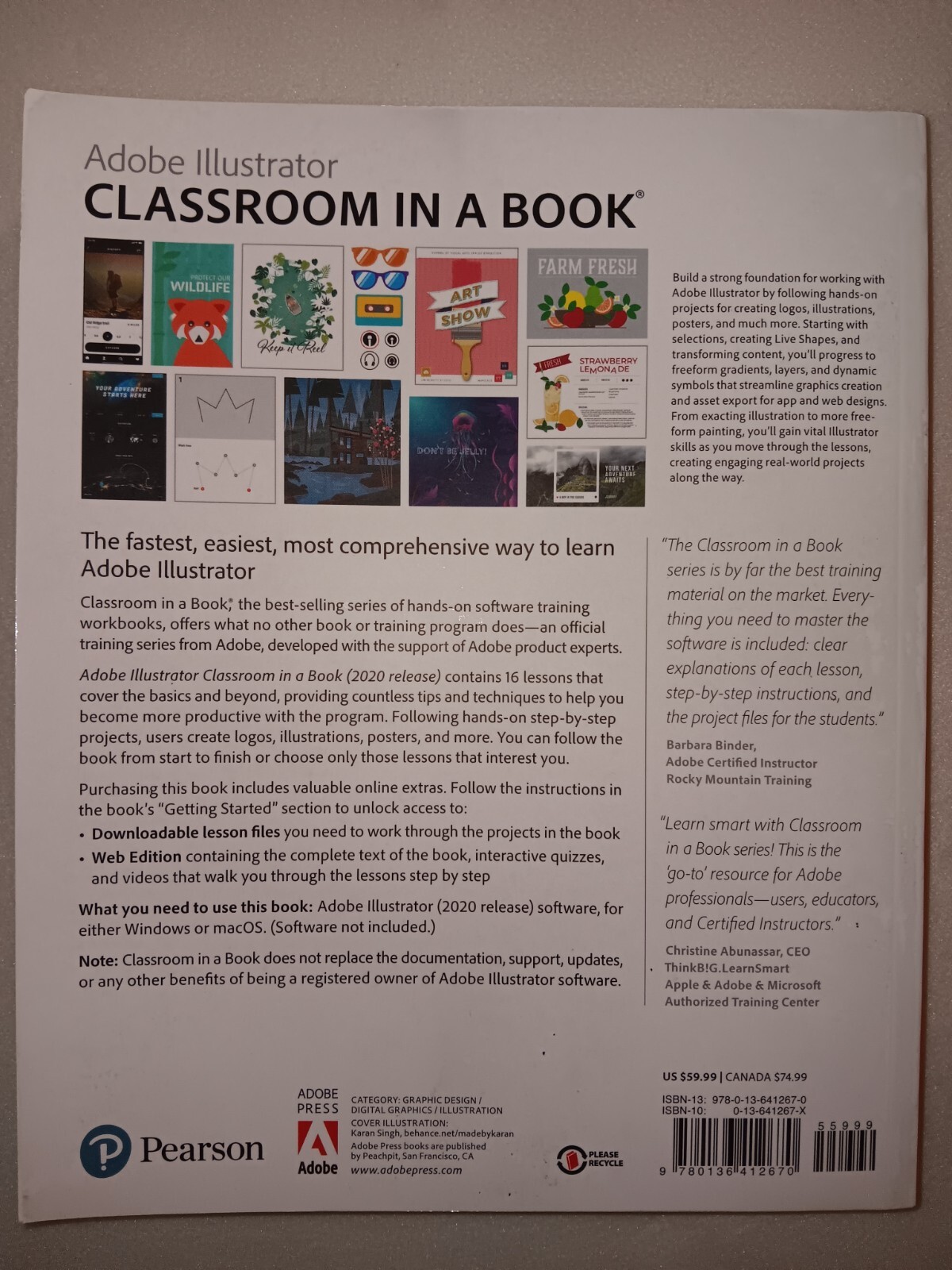 Adobe Illustrator Classroom in a Book 2020 release official training workbook 9780136412670| eBay