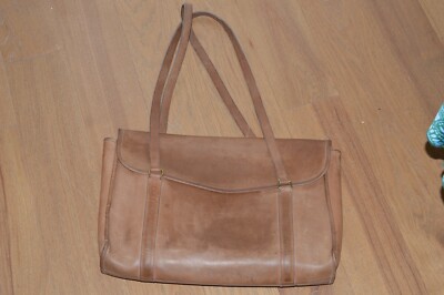 Vintage Coach Envelope Portfolio Laptop Tote 5190 Brown Glovetanned ...