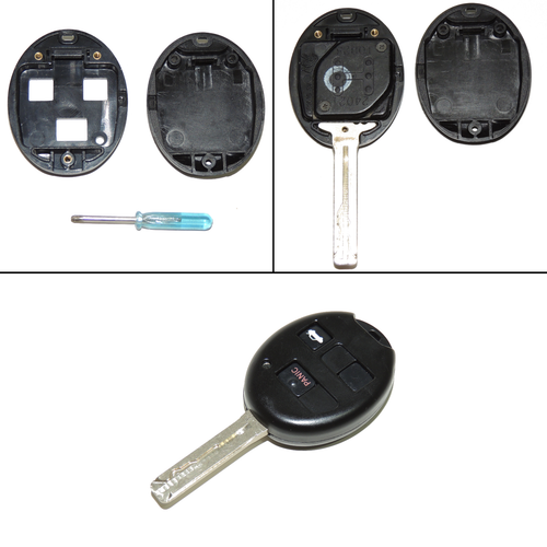 Replacement Key Shell Fob Housing ES300 ES330 RX300 RX330 RX350 RX400h ...