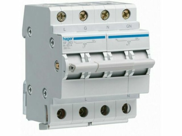 Hager SF263 Commutateur Inverseur - Blanc | Achetez sur eBay