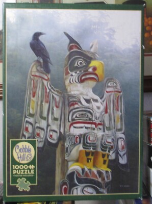 TOTEM POLE IN THE MIST BY TERRY ISSAC - Complete - COBBLE HILL PUZZLE ...