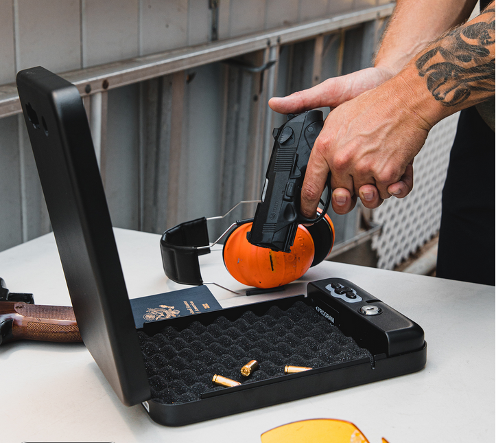 RPNB RFID Access Gun Safe Security Safe Pistol Safe With LED, Open Box ...