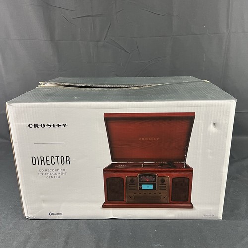 Crosley Director CR2405D Audio System AM/FM Radio LP Player CD Recorder ...