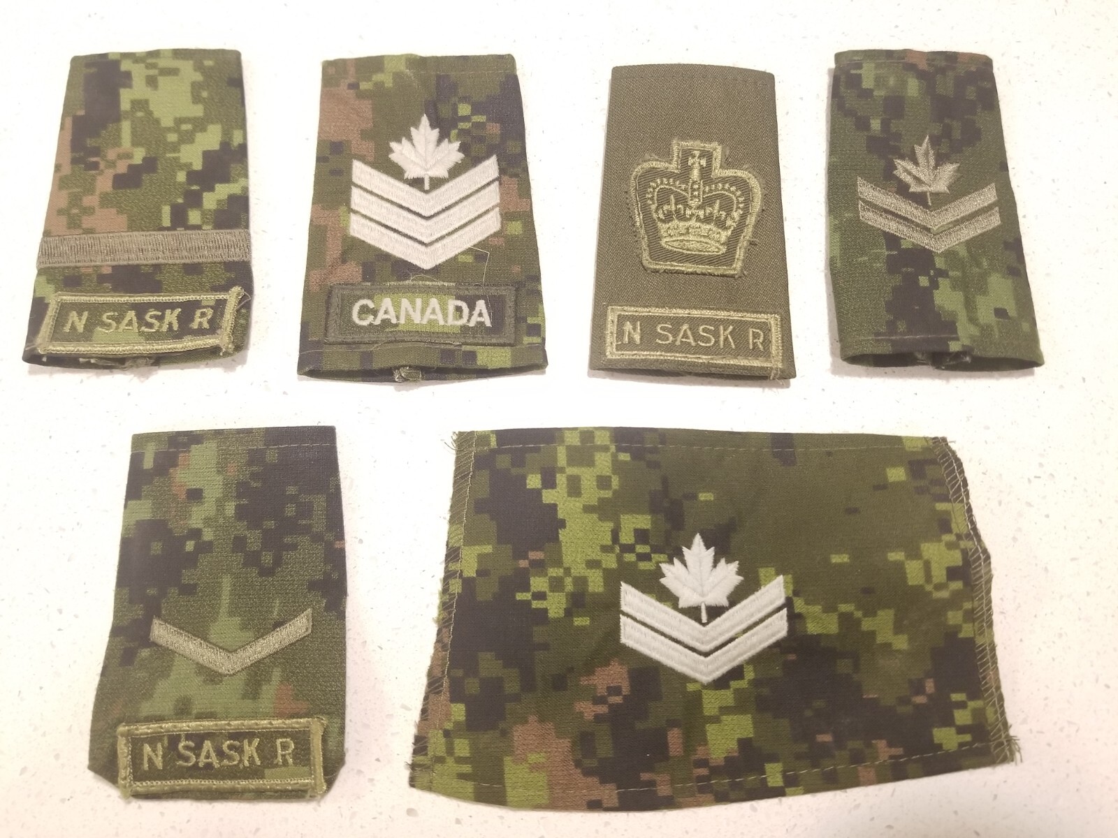 CADPAT Rank Slides | eBay