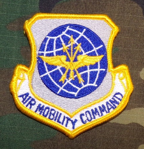 USAF Air Mobility Command Full color hook/loop Uniform Patch | eBay