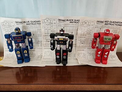 Rare Vintage 1983 Voltron II Black Red Blue Gladiator Albegas Bandai ...